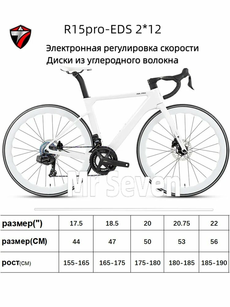TWITTER BIKE Велосипед Шоссейный, R15pro-WheelTop EDS-2*12S-carbon rim