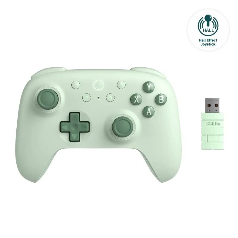 8BitDo Ultimate 2C Беспроводный игровый контроллер, геймпад с эффектом Холла для ПК, Windows 10, 11, Steam Deck, Raspberry Pi, Android