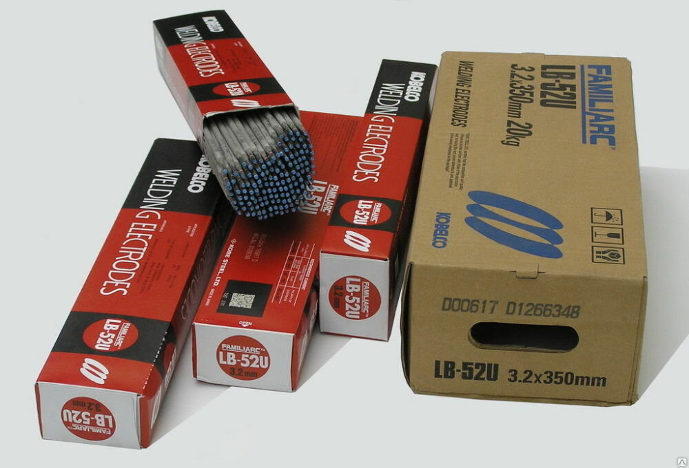 Электроды для сварки 3 мм, KOBELCO LB-52U 3,2 мм (упаковка-5,0кг)