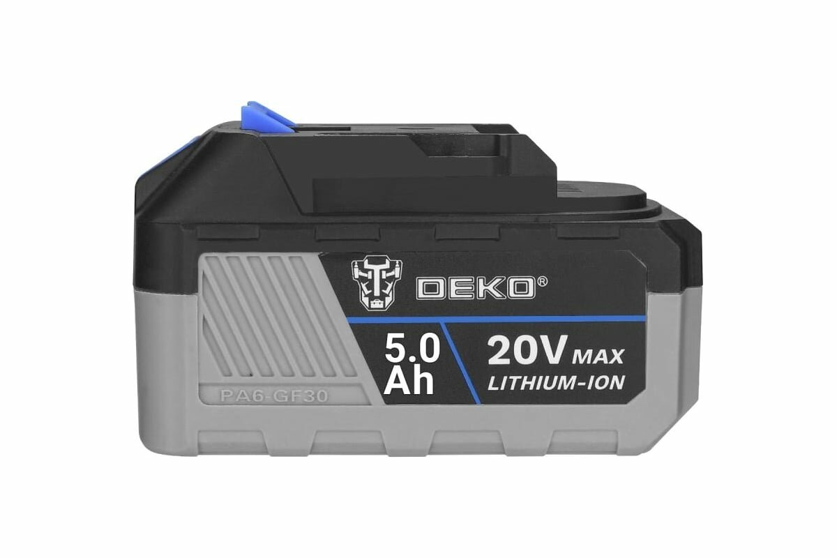 Аккумулятор DEKO (тип BL1860B), Li-ion, 20В, 5.5А*ч, 063-4358 — фото 1