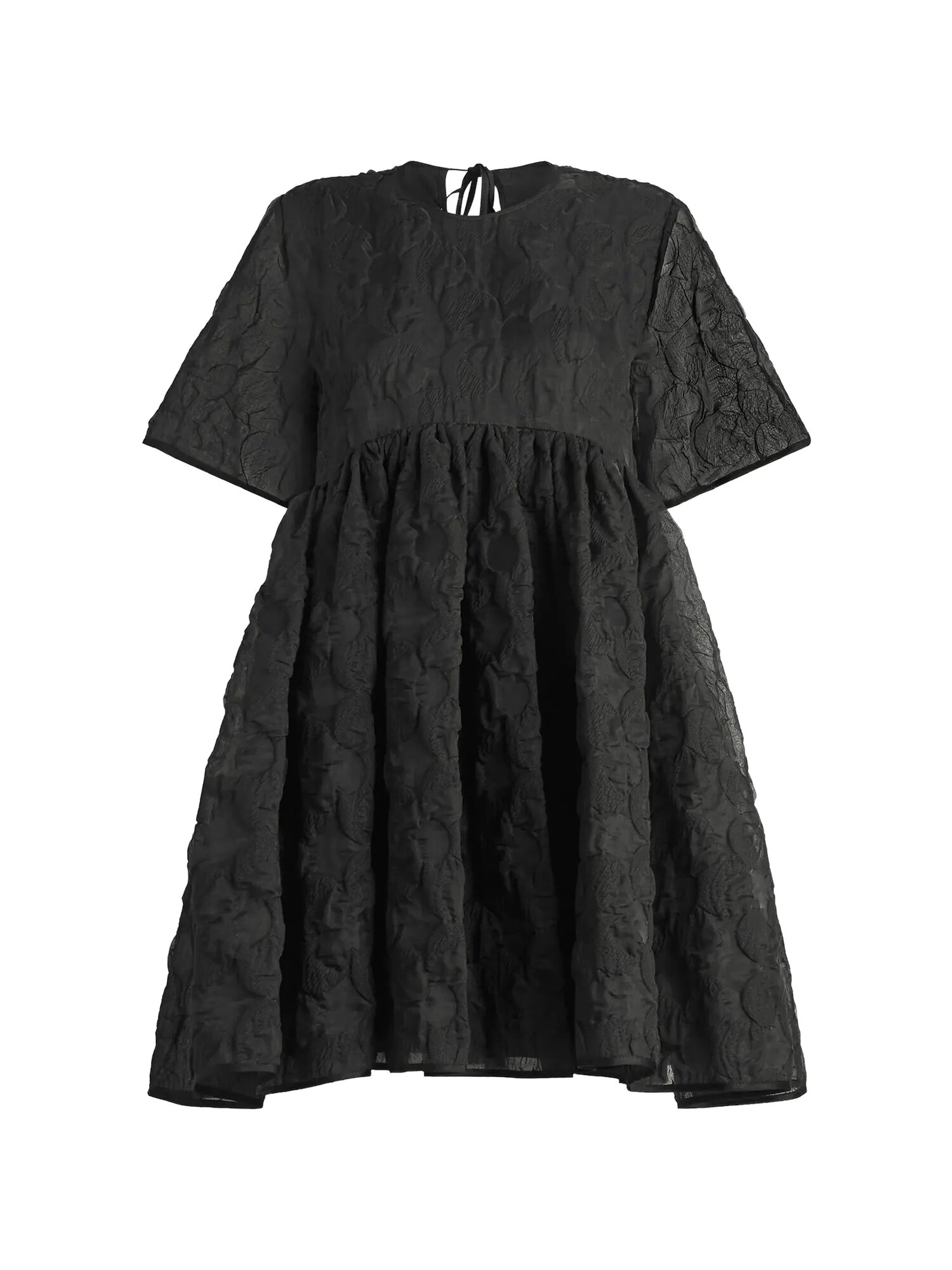 Платье Cecilie Bahnsen Britney textured short-sleeve cotton mini dress