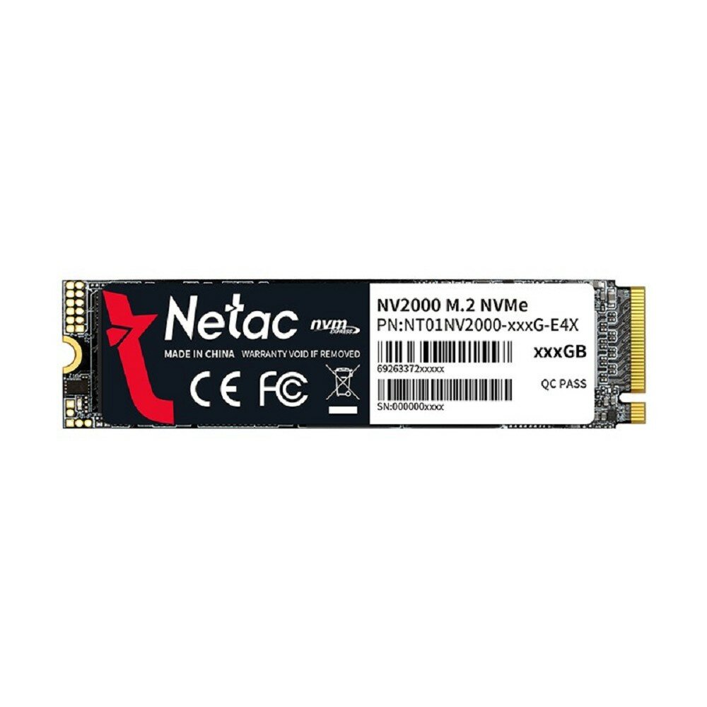 SSD диск Netac NT01NV2000-512-E4X, 512 ГБ PCI-Express