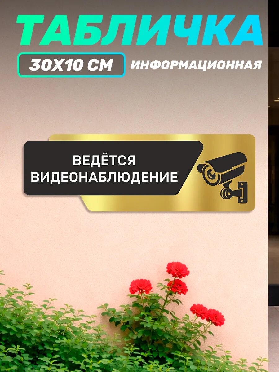 Табличка уличная информационная Ведется видеонаблюдение