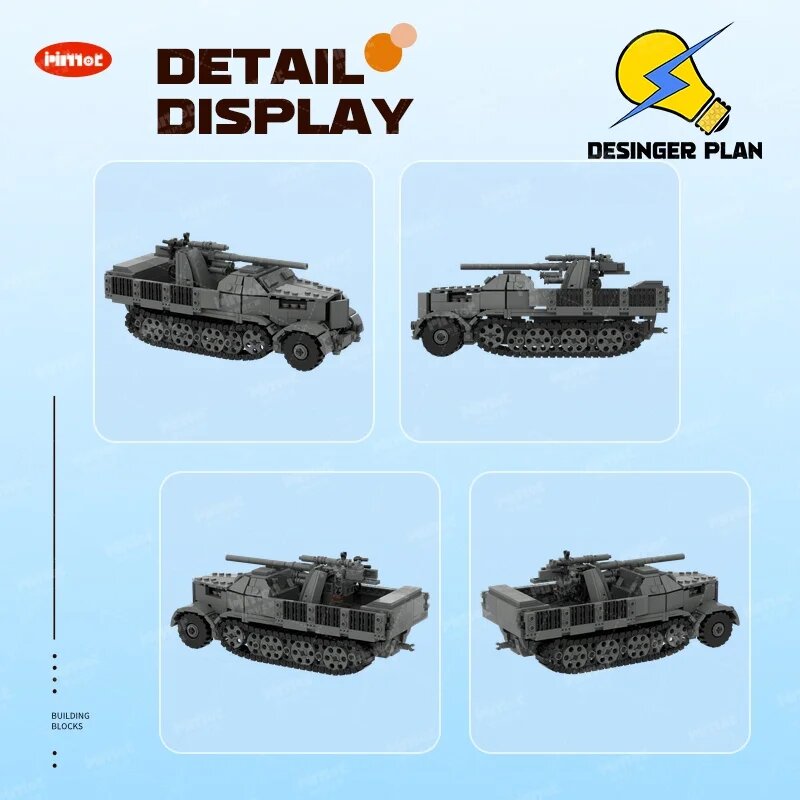 Конструктор ipinmoc SdKfz9 — фото 1