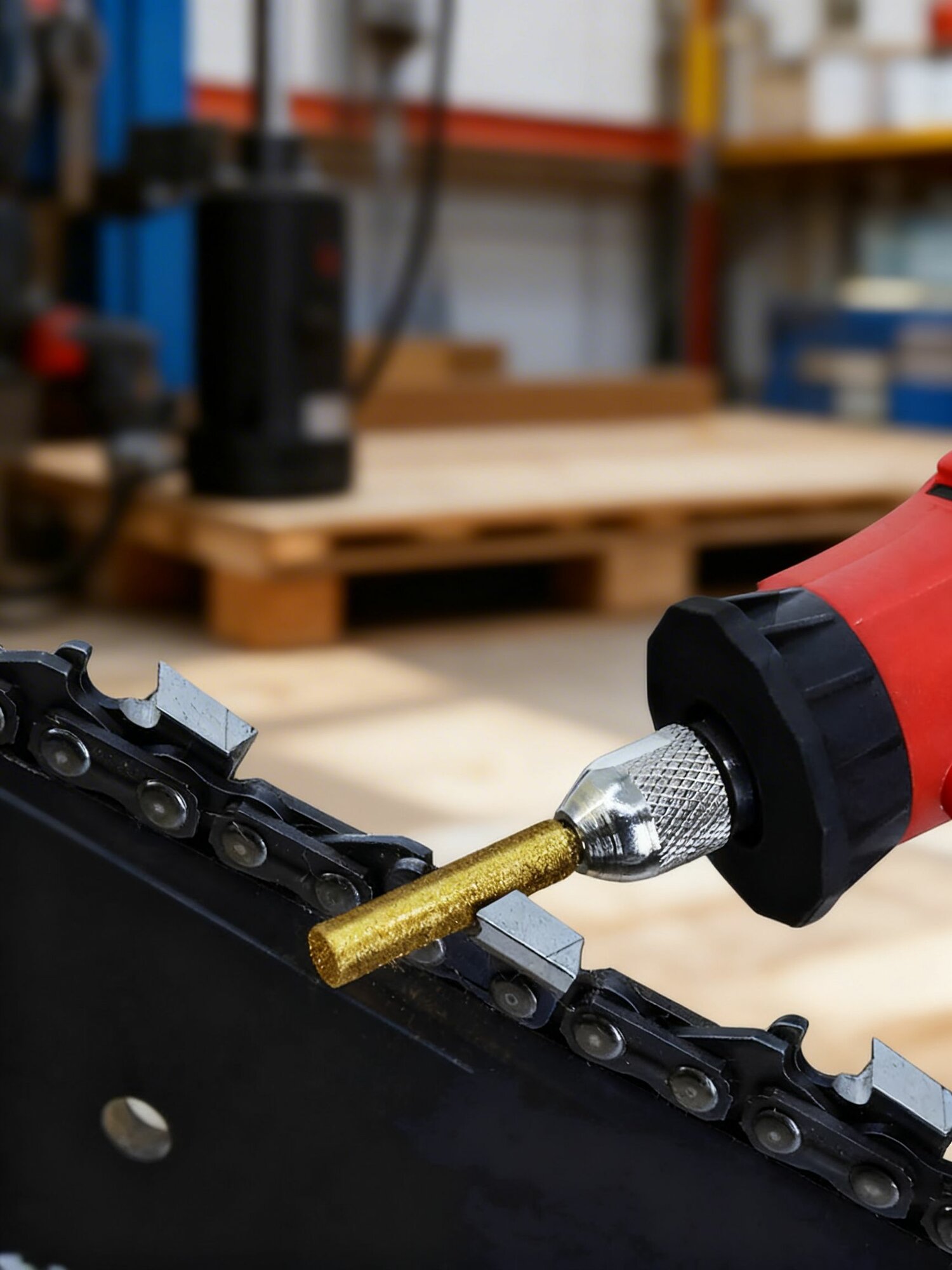 Алмазные напильники 8 шт. для заточки цепных пил 4.8 мм