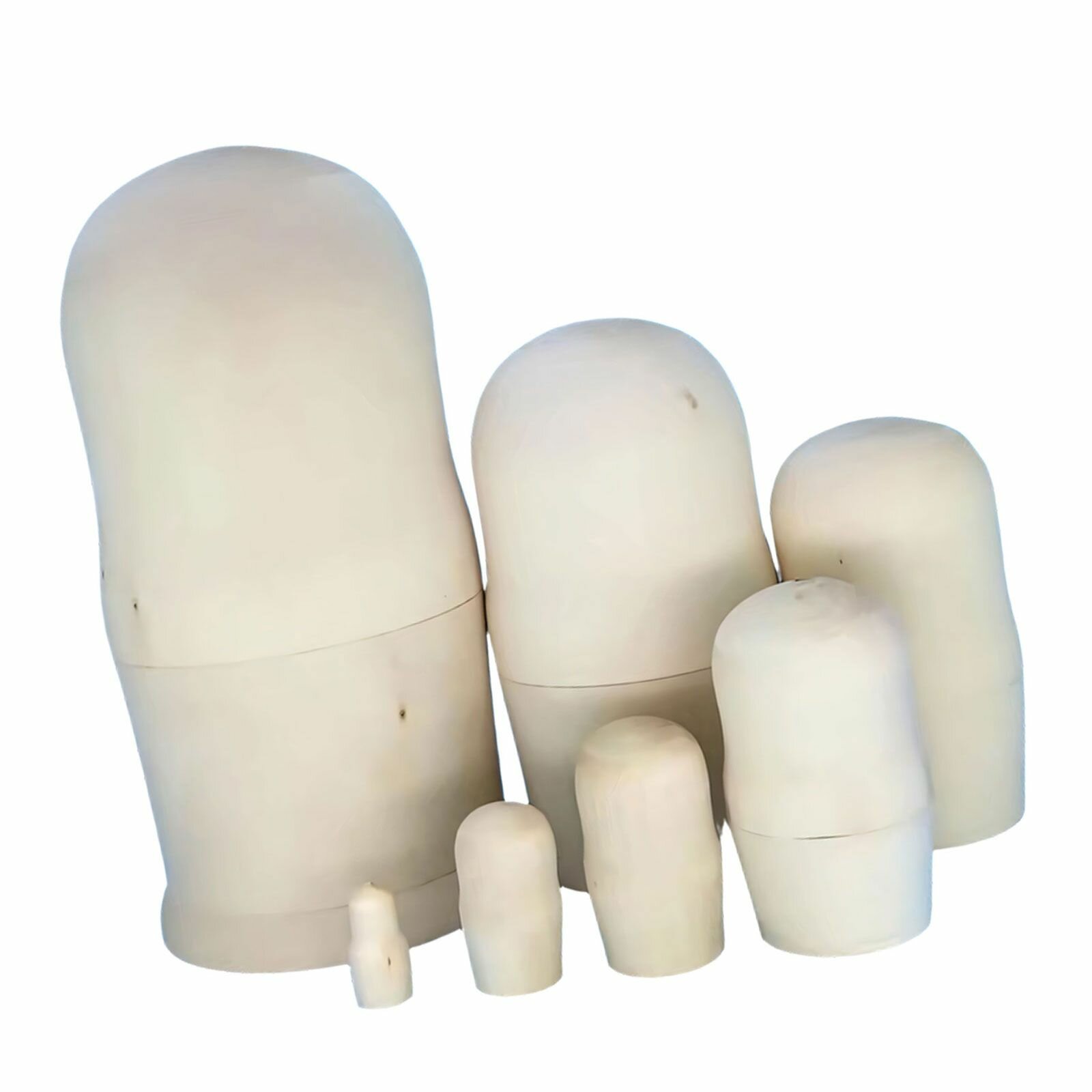 Ручная работа: 7-слойные деревянные матрешки для росписи