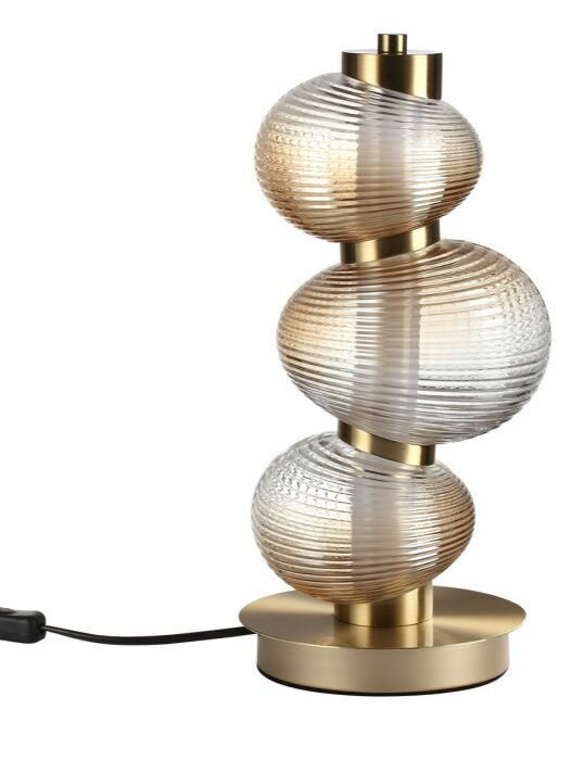 Лампа настольная светодиодная Odeon light 5095/12TL, 12Вт, латунь