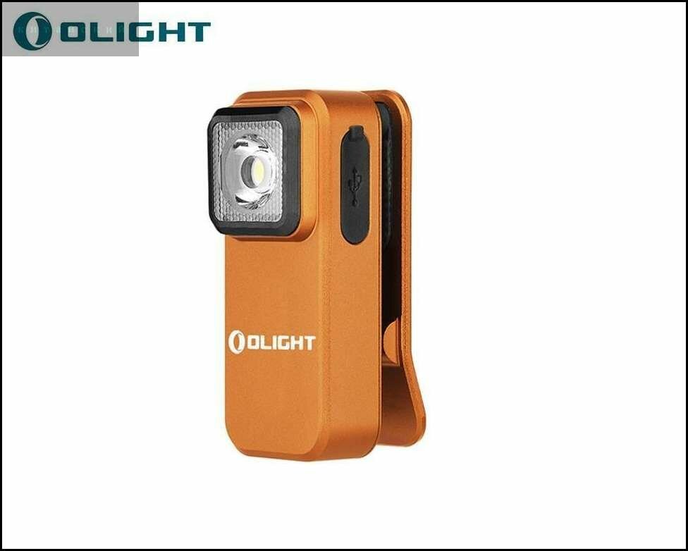 Фонарик Olight Oclip Pro Purple, Li-ion 580 мАч, 120 метров, 500 люмен (Комплект