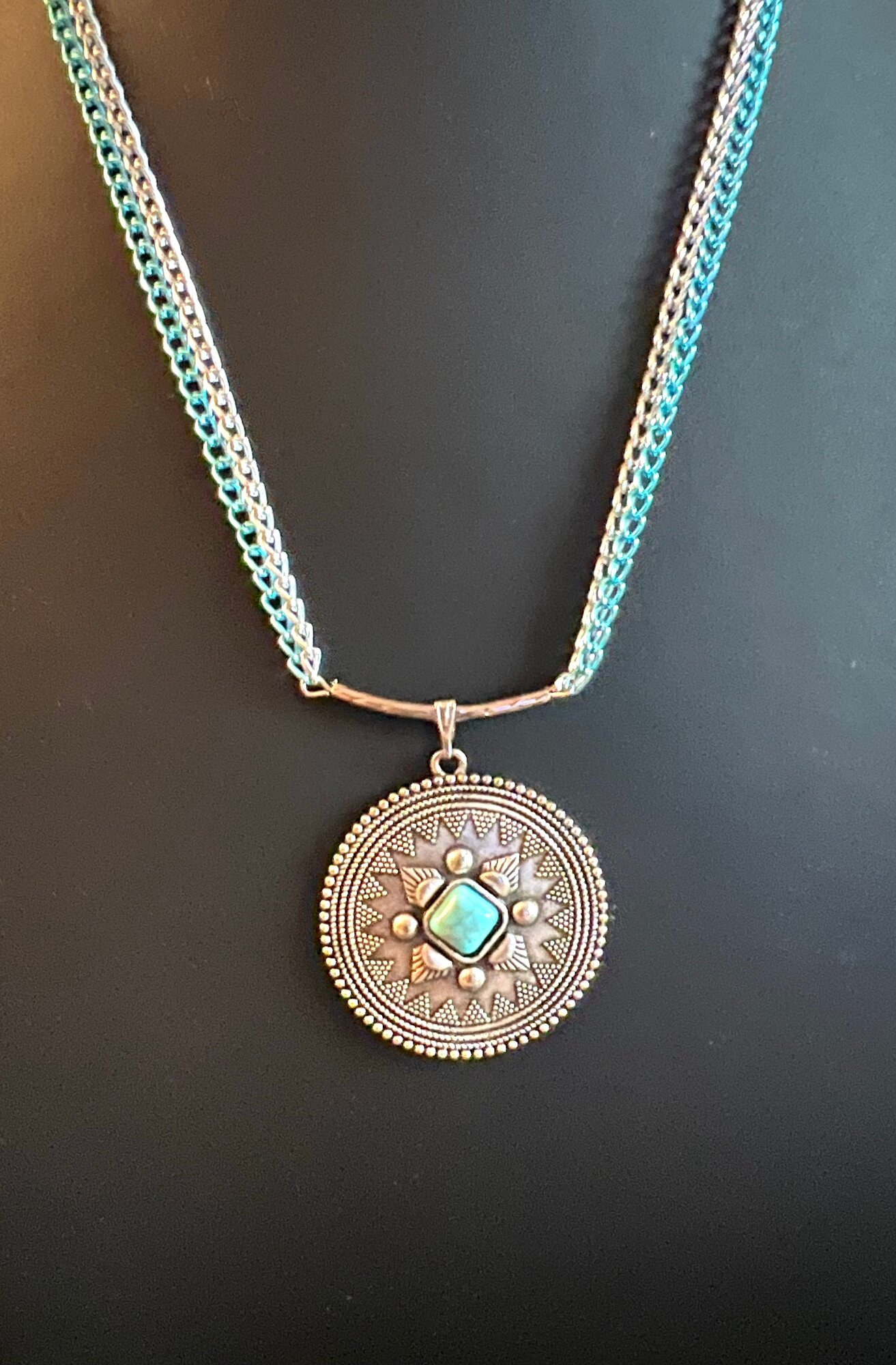 Комплект подвесок, бирюза