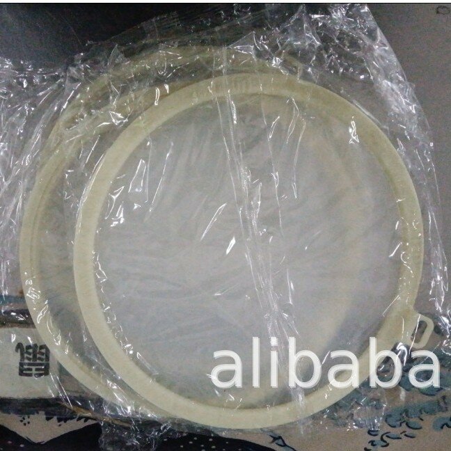 Белый силиконовый чехол для посуды и холодильника, термостойкая круглая крышка, малый размер 16x16 см, идеально для