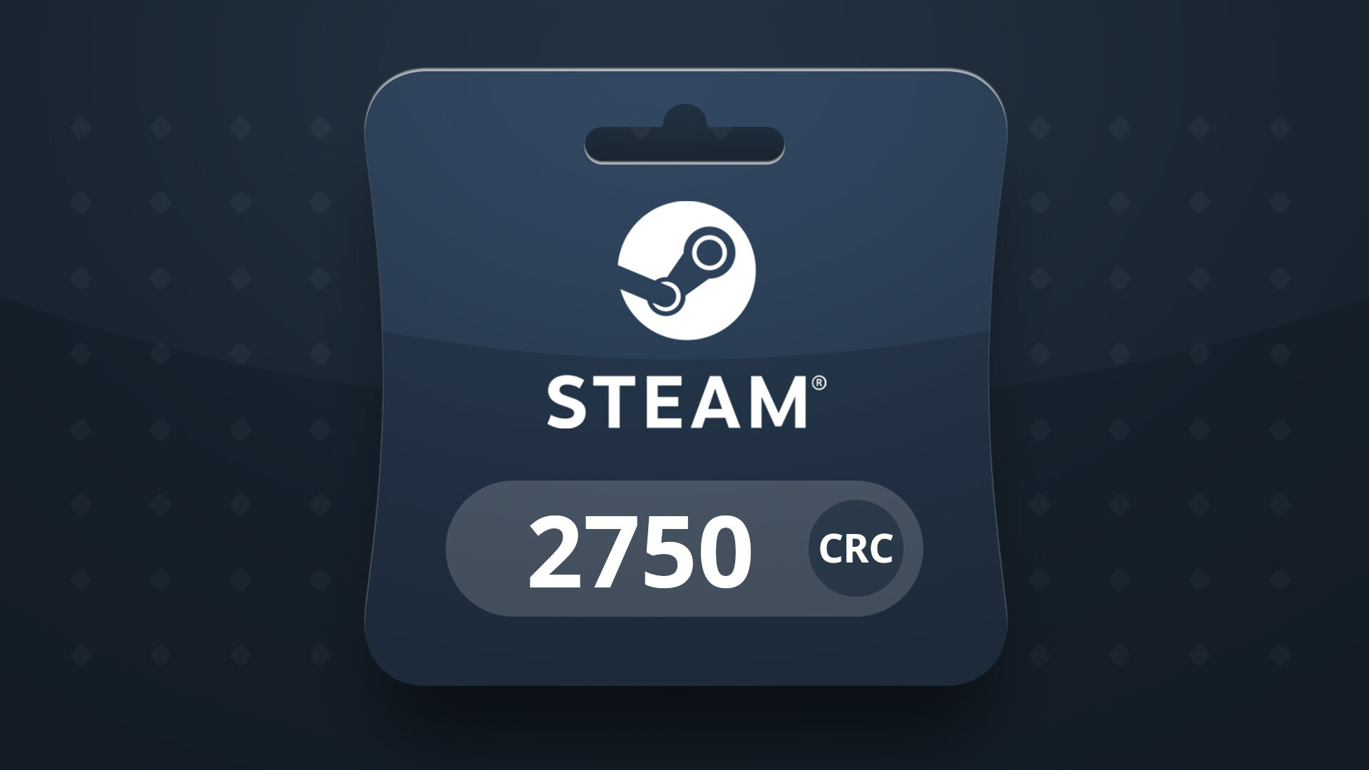 Steam Wallet CRC 2750 Подарочная карта • регион Весь мир • цифровой ключ