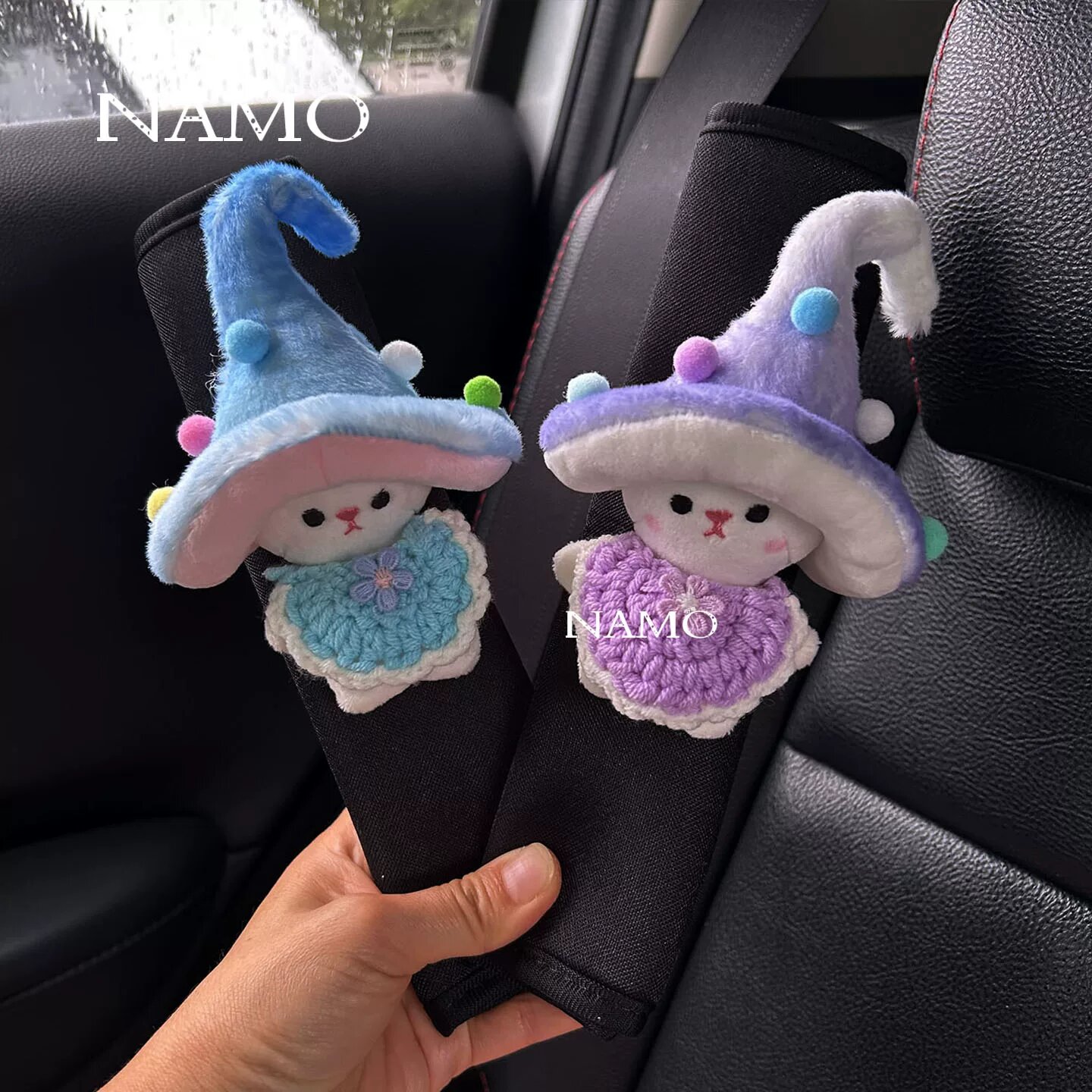 Мягкий улучшенный вручную сшитый защитный чехол для ремня безопасности, предотвращает перекручивание, подходит для всех