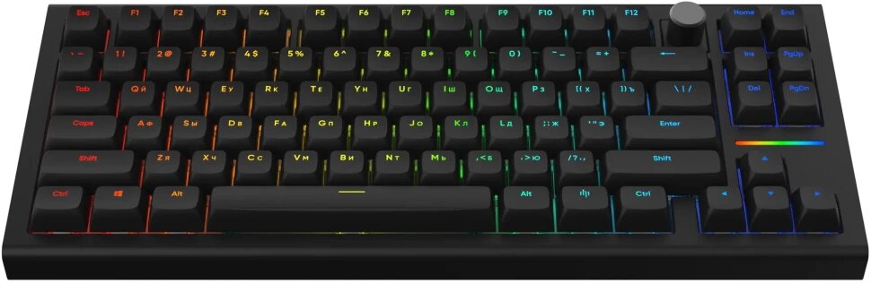 Клавиатура проводная IO by Red Square Type 84, механическая, черный