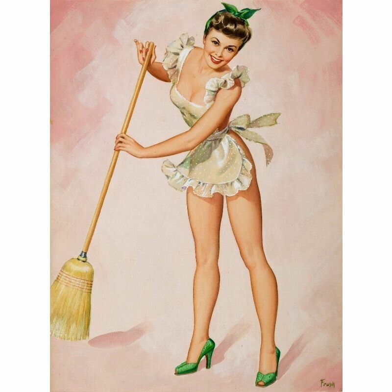 Постер для интерьера, Пинап девушки - Pin up girls, 30х20см.