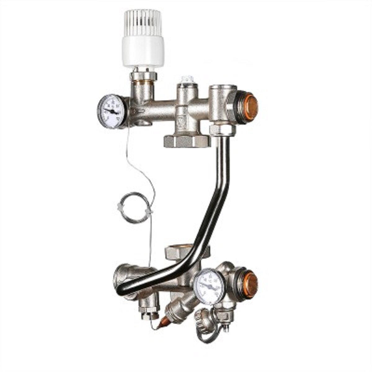 VALTEC Насосно-смесительный узел, без насоса, монтажная длина насоса 130 мм VT. TECHNOMIX.0.130