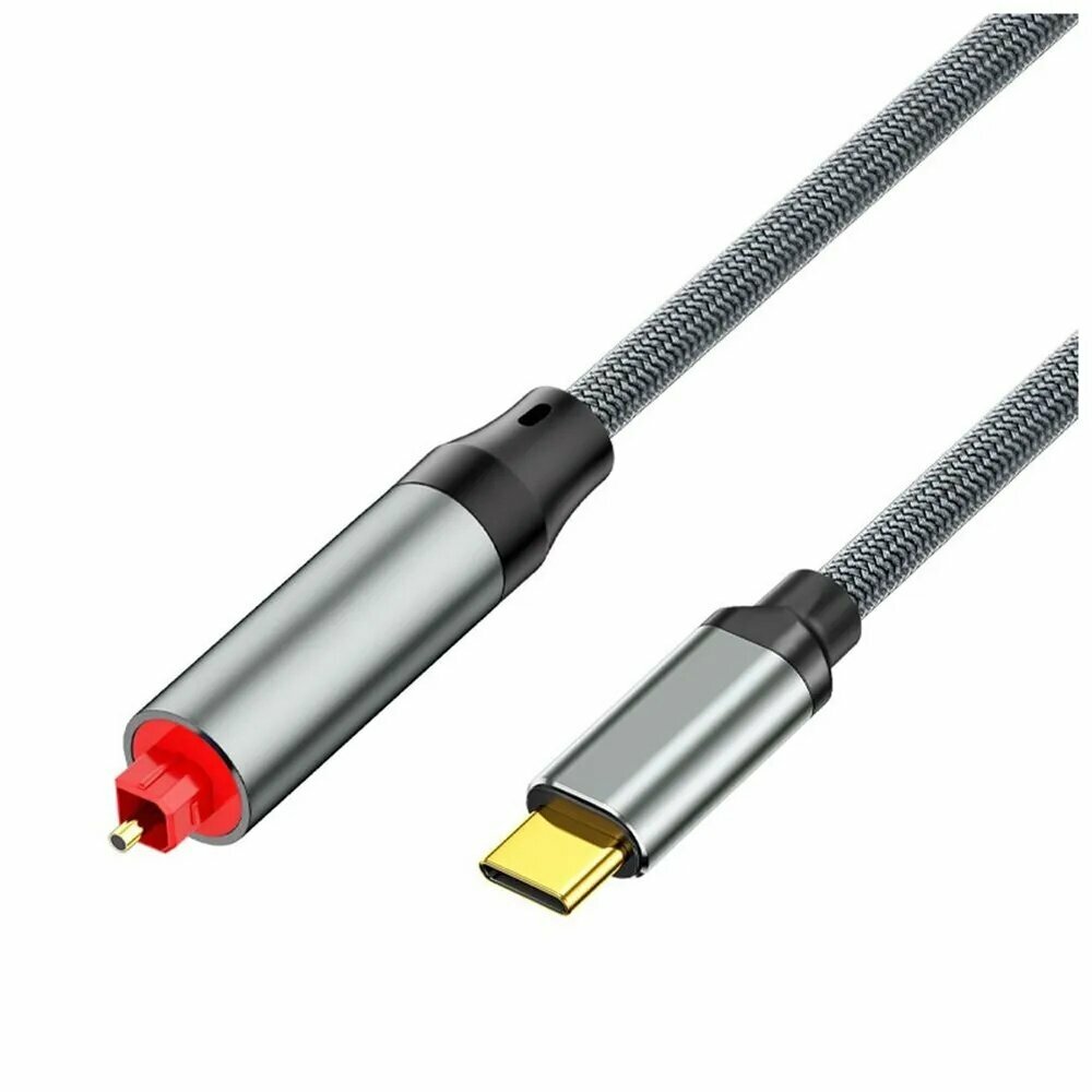 Аудиокабель Type-C - Оптоволоконный USB-C SPDIF Адаптер