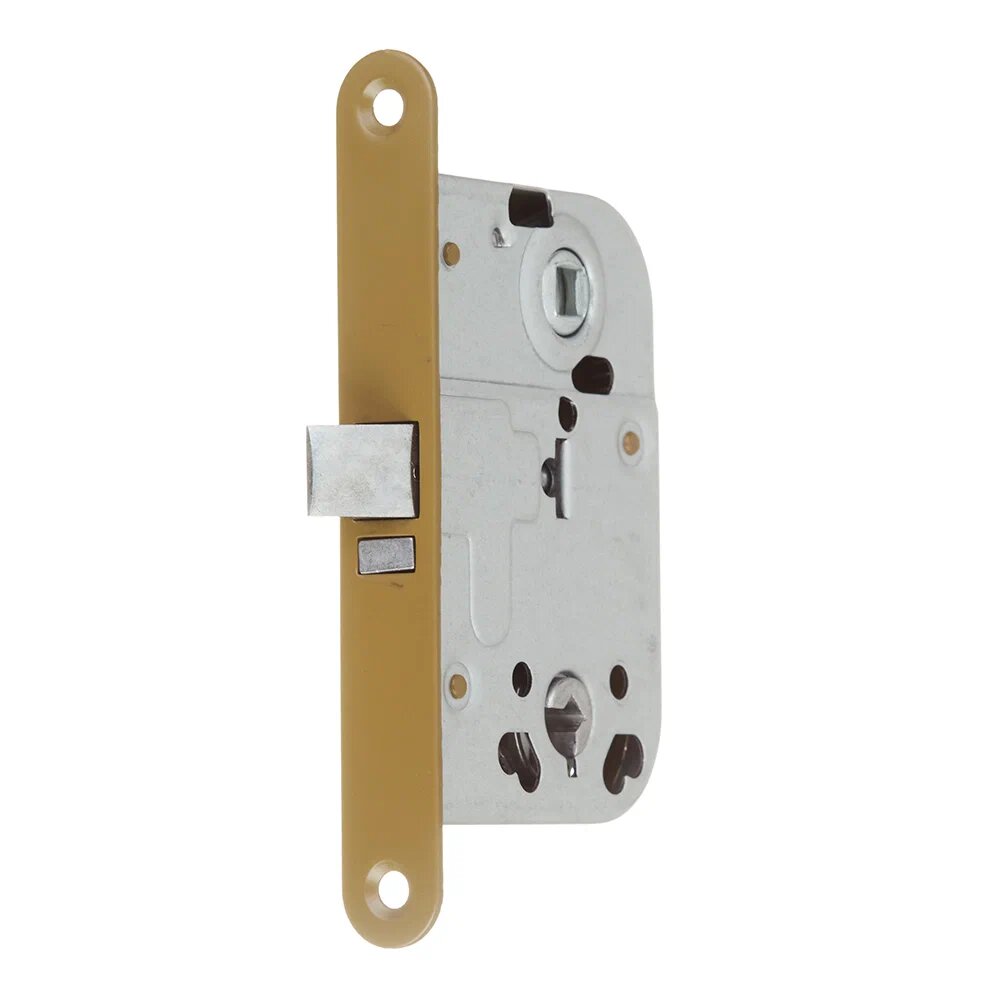 Замок врезной 2014 для межкомнатной двери под фиксатор фисташка 1 ключ