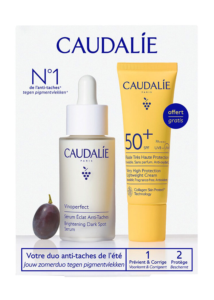 Набор для ровного тона кожи лица CAUDALIE (Сыворотка, 30 мл + Флюид, 20 мл)