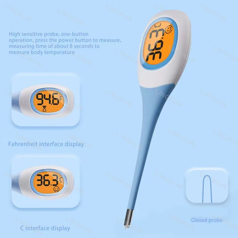 IDEABEL Цифровой инфракрасный термометр Thermometer 2