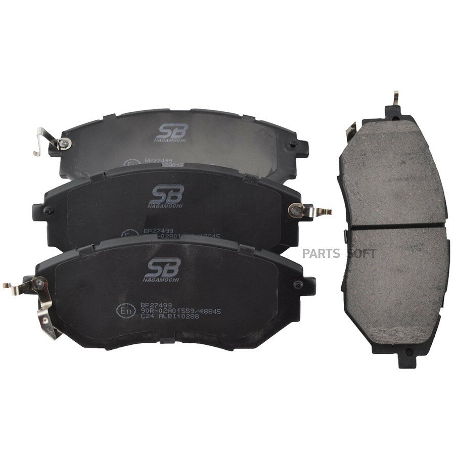 Колодки тормозные дисковые передние SubaruB9 Tribeca WX85/WXE/WXF/WX (2004-2014)/Forester SJGK85/SJG/SJGKK8/SJDD/SJ5L7C/SJDC/SJGL85 (2012-2019)/Impreza WRX VAG (2013-.)/Imprez SB NAGAMOCHI BP27499 | цена за 1 шт