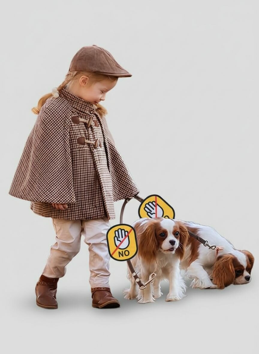 Липучка на ошейник для собак не трогать руками ANVI pets