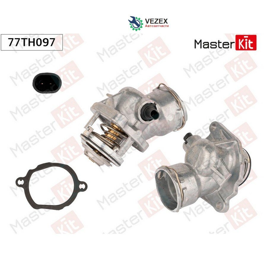 MASTERKIT 77TH097 Термостат\ Mercedes-Benz E-Class W211 (02-)/E-Class W212 (09-) 100°C 77TH097