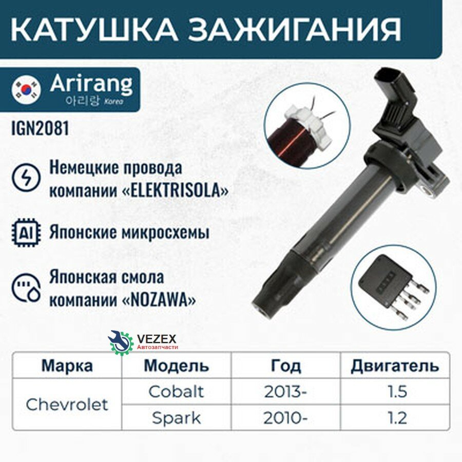 ARIRANG IGN2081 Катушка зажигания
