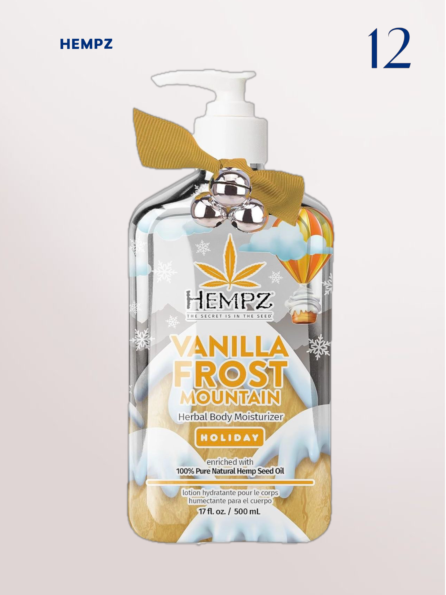 HEMPZ Vanilla Frost Mountain body lotion - лимитированный лосьон для тела , Ванильная глазурь, 500мл