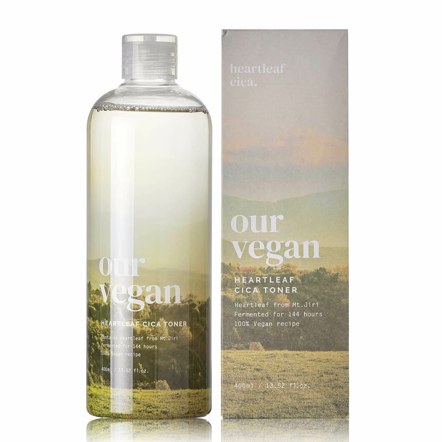 Веганский успокаивающий тоник Manyo Our Vegan Heartleaf Cica Toner 400 мл