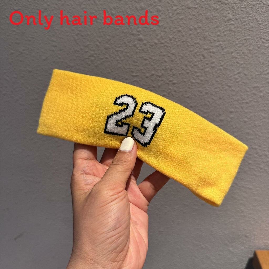 Унисекс фитнес-ободок для бега йоги баскетбола с цифровым принтом дизайн на лето 2025 желтый