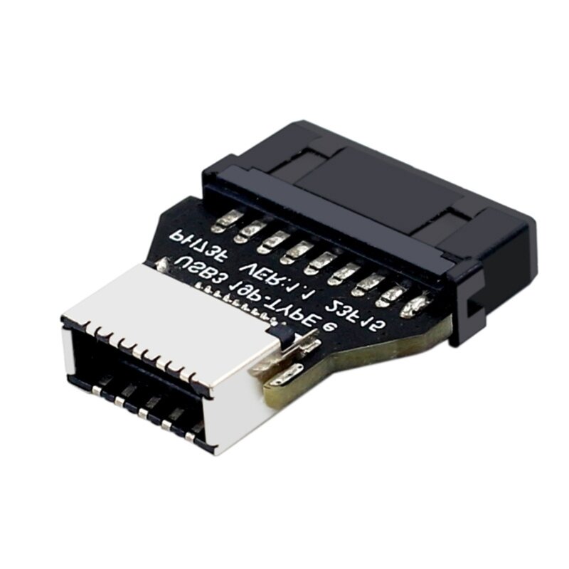 USB3.0 19-Контактный Адаптер Типа E под Прямым углом 90 Градусов Для Подключения Материнской платы На передней панели