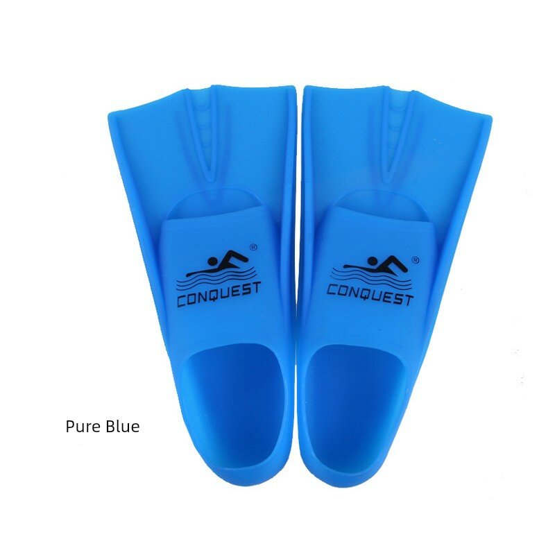 Синие тренировочные ласты для размера 36-38, легкие и гибкие для водных видов спорта