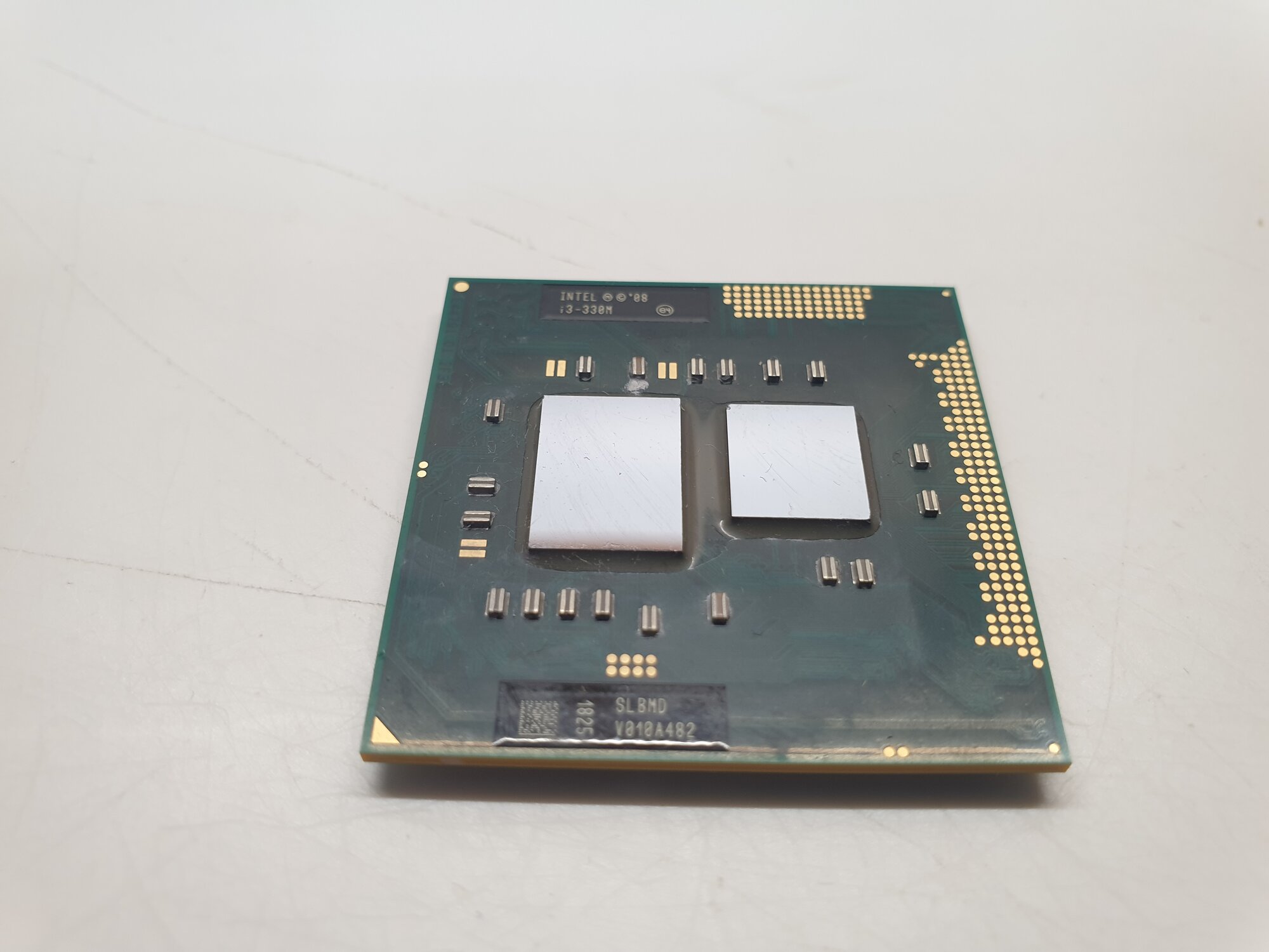 Процессор ноутбука Intel Core i3-330M, SLBMD