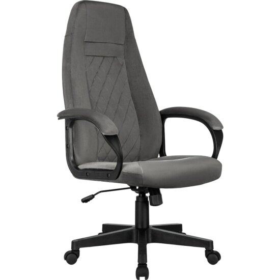 Кресло руководителя Бюрократ CH-730 Fabric темно-серый Holland 18 крестовина пластик