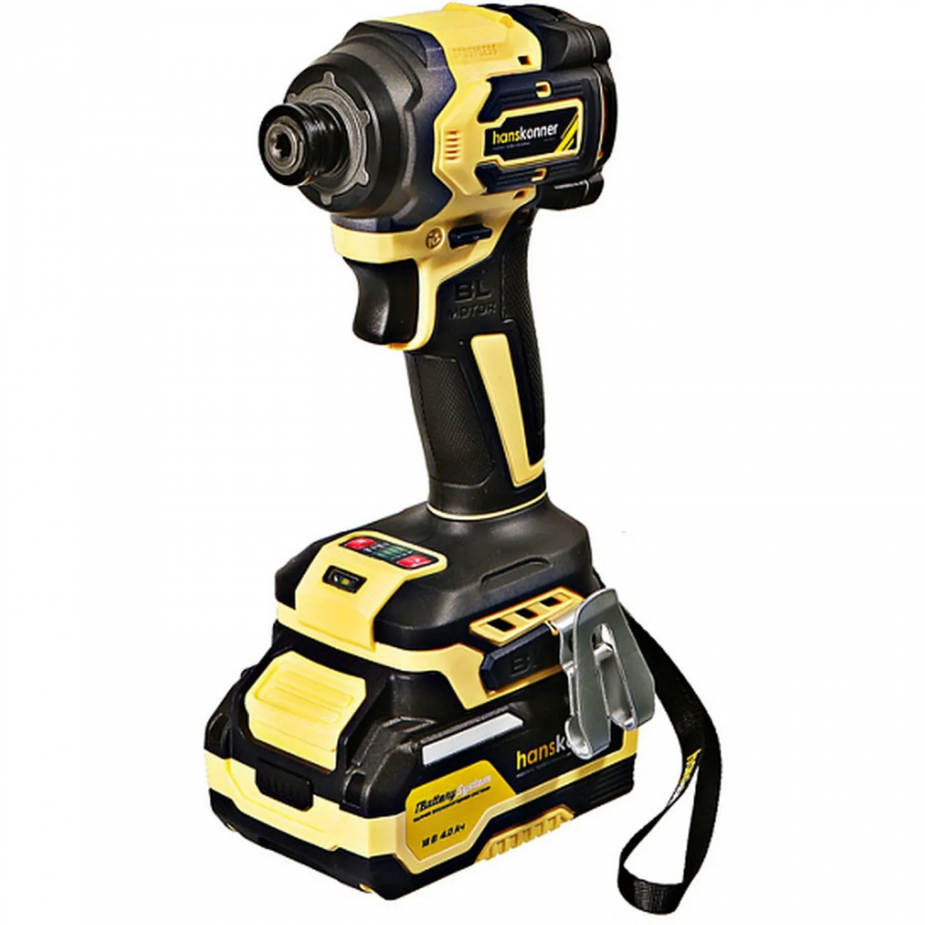 Винтоверт удар б/щ Hanskonner PLATINUM, 18В,1BatterySystem,280Н HCD20280BLC 2129688