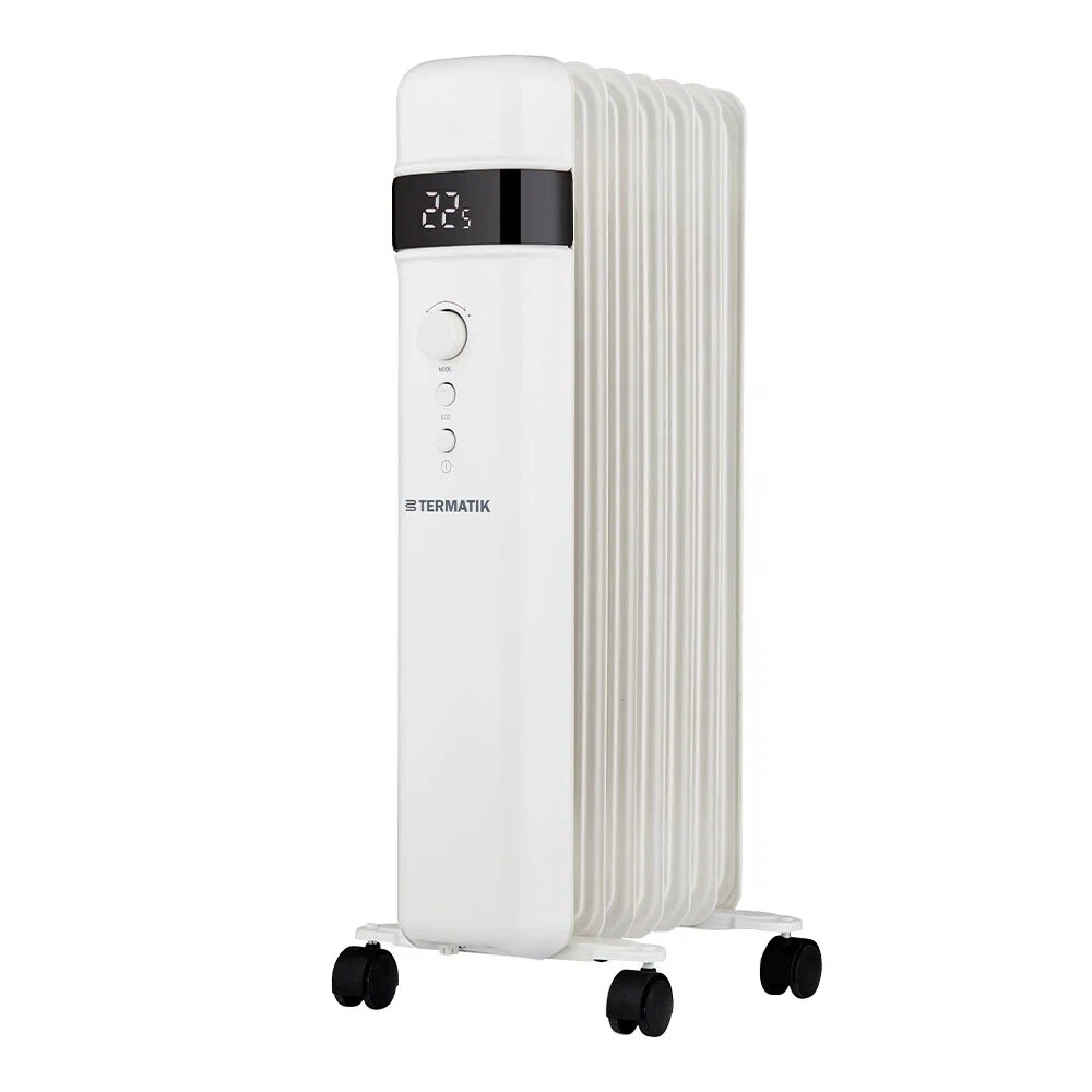 Масляный обогреватель Termatik, 1500Вт, белый, 7 секций, электронное управление