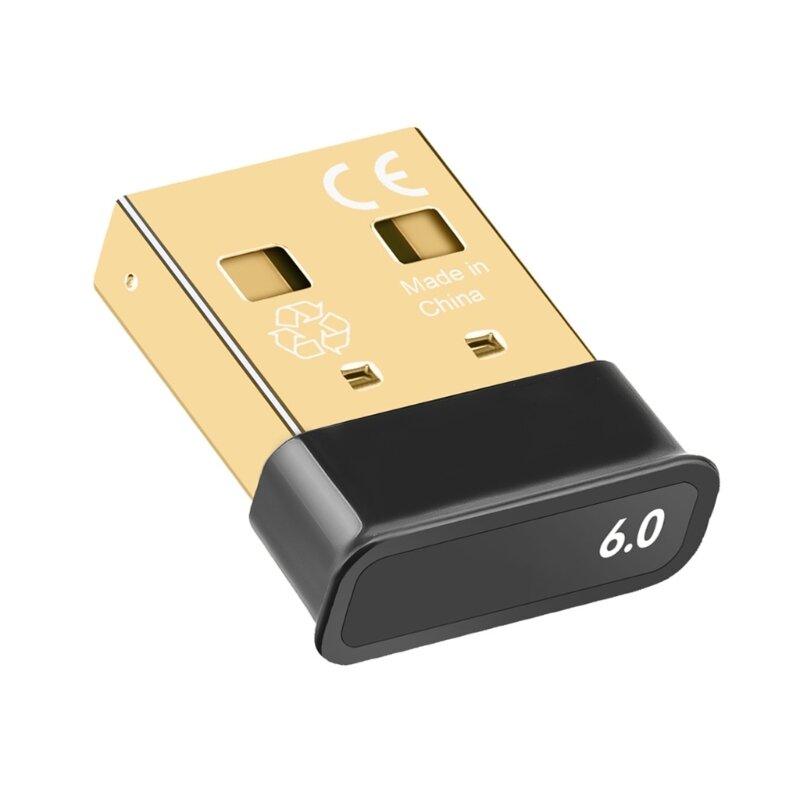 USB Bluetooth-совместимый адаптер 6,0, беспроводной адаптер-приемник для ПК, ноутбука, настольного компьютера, динамик, клавиатура, мышь