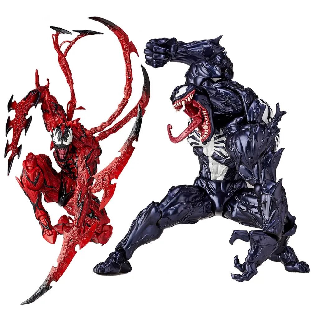 Подвижная фигурка красного Венома - Carnage (Карнаж) из ABS пластика