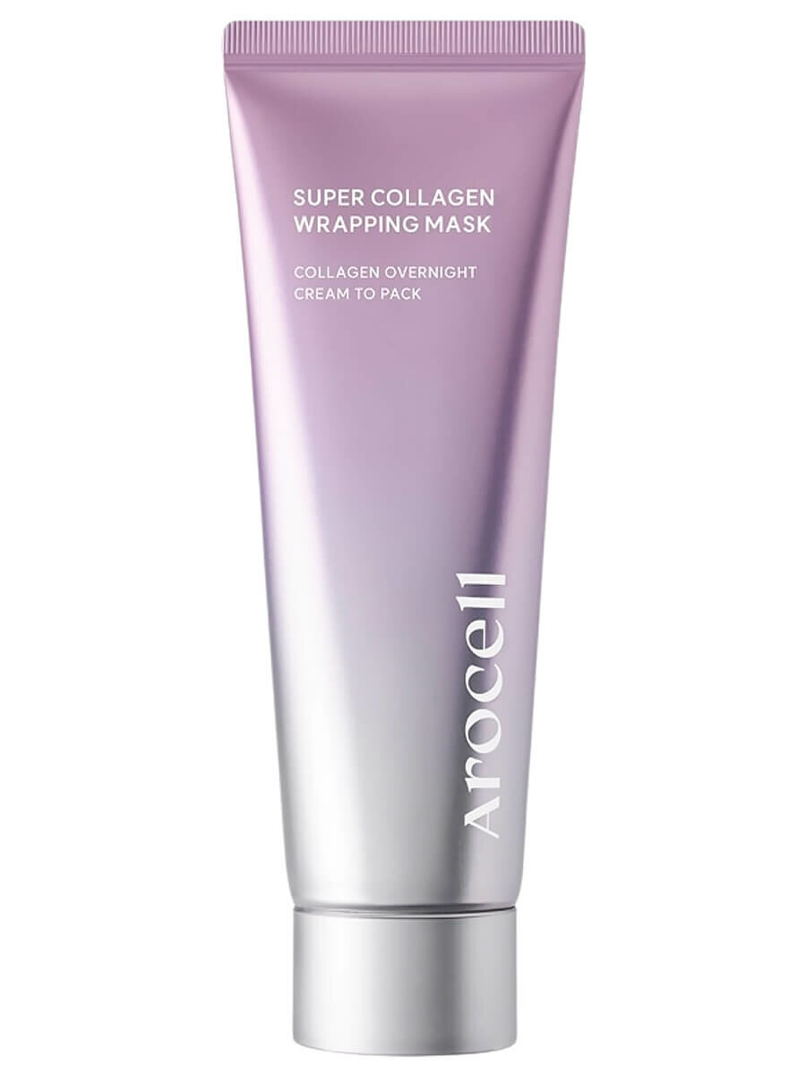 Коллагеновая пленочная маска для синия и гладкости кожи Super Collagen Wrapping Mask, 80 г, AROCELL