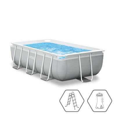 Бассейн каркасный прямоугольный Intex PRISM FRAME RECTANGULAR 300х175х80см, 26784