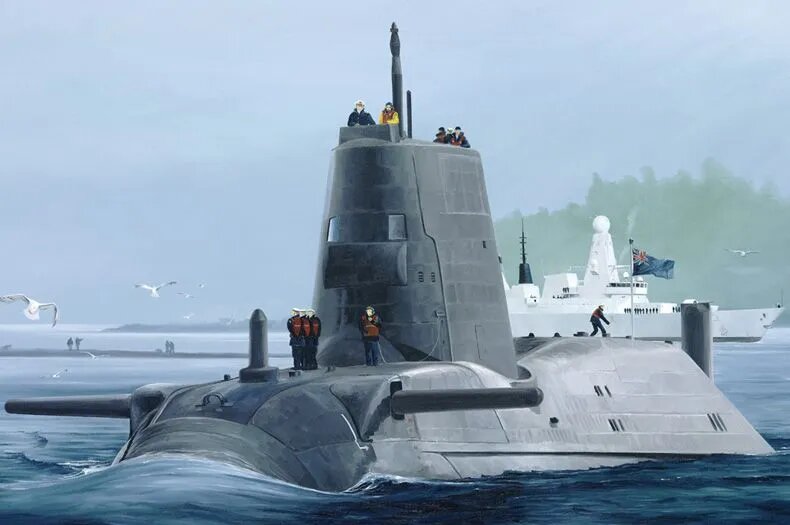 HobbyBoss 83509 1/350 Маневренность британской подводной лодки Модель сборки судна