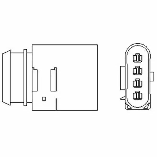 Лямбда-зонд M.MARELLI 466016355007 Audi Tt, A3 1.8T 9, 00-6, 06