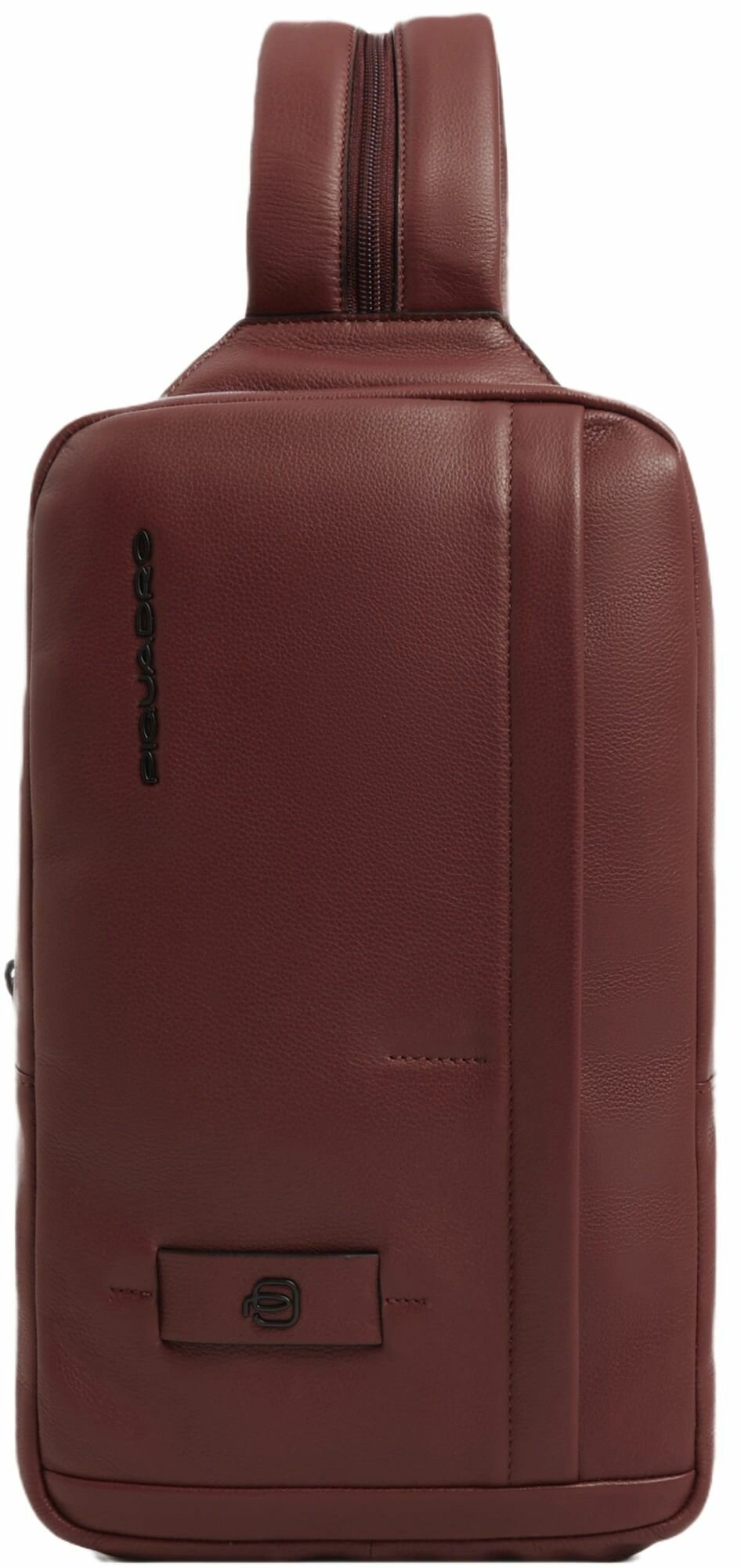 Рюкзак слинг Piquadro Russel CA6764W137/CU красное дерево кожа