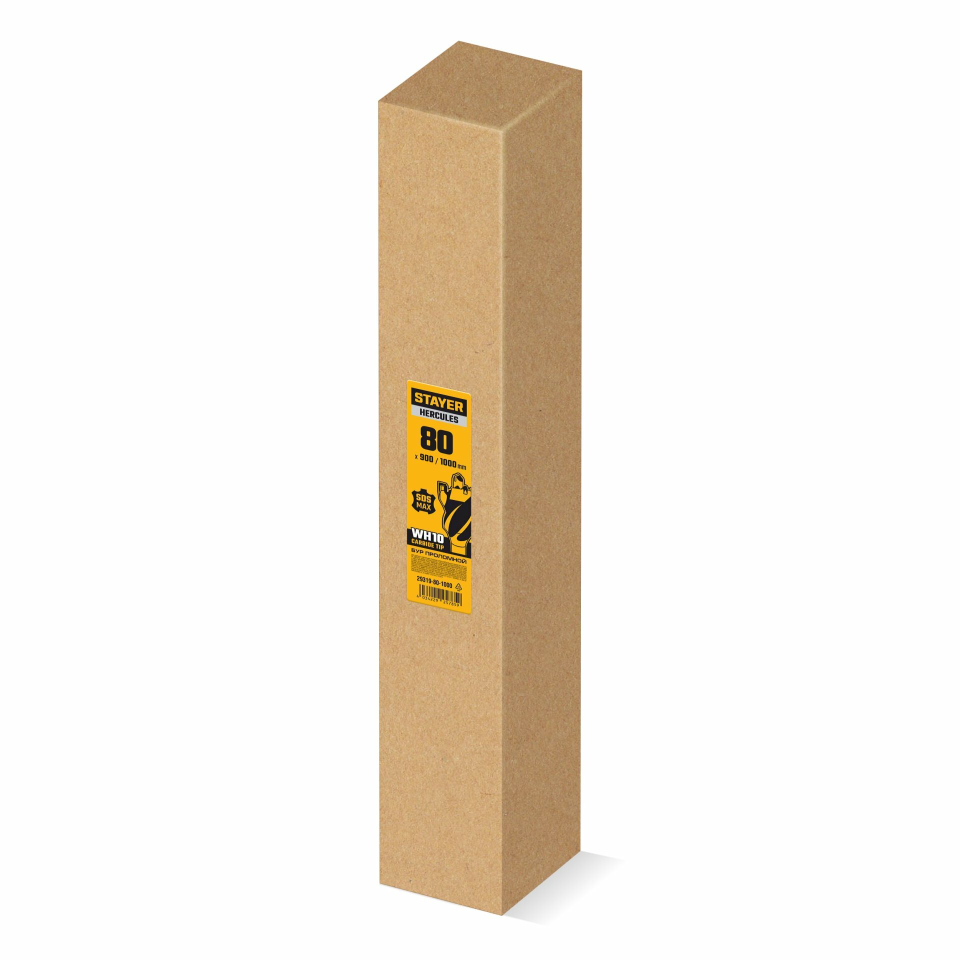 STAYER HERCULES-4Х d 80 х 900/1000 мм, SDS-max проломной бур, PROFESSIONAL (29319-80-1000)