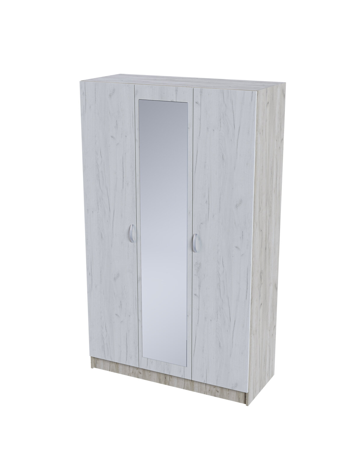 Шкаф 3-х створчатый "Бася ШК 553" крафт Huge Mebel. Ширина 1200 Высота 2020. Шкафы распашные