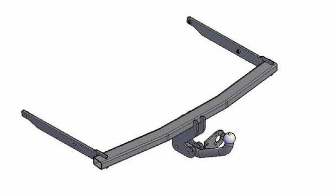 Фаркоп для Ford Foсus 3 Хэтчбек с 2011г. (без электрики) (паспорт и сертификат) Трейлер.6014