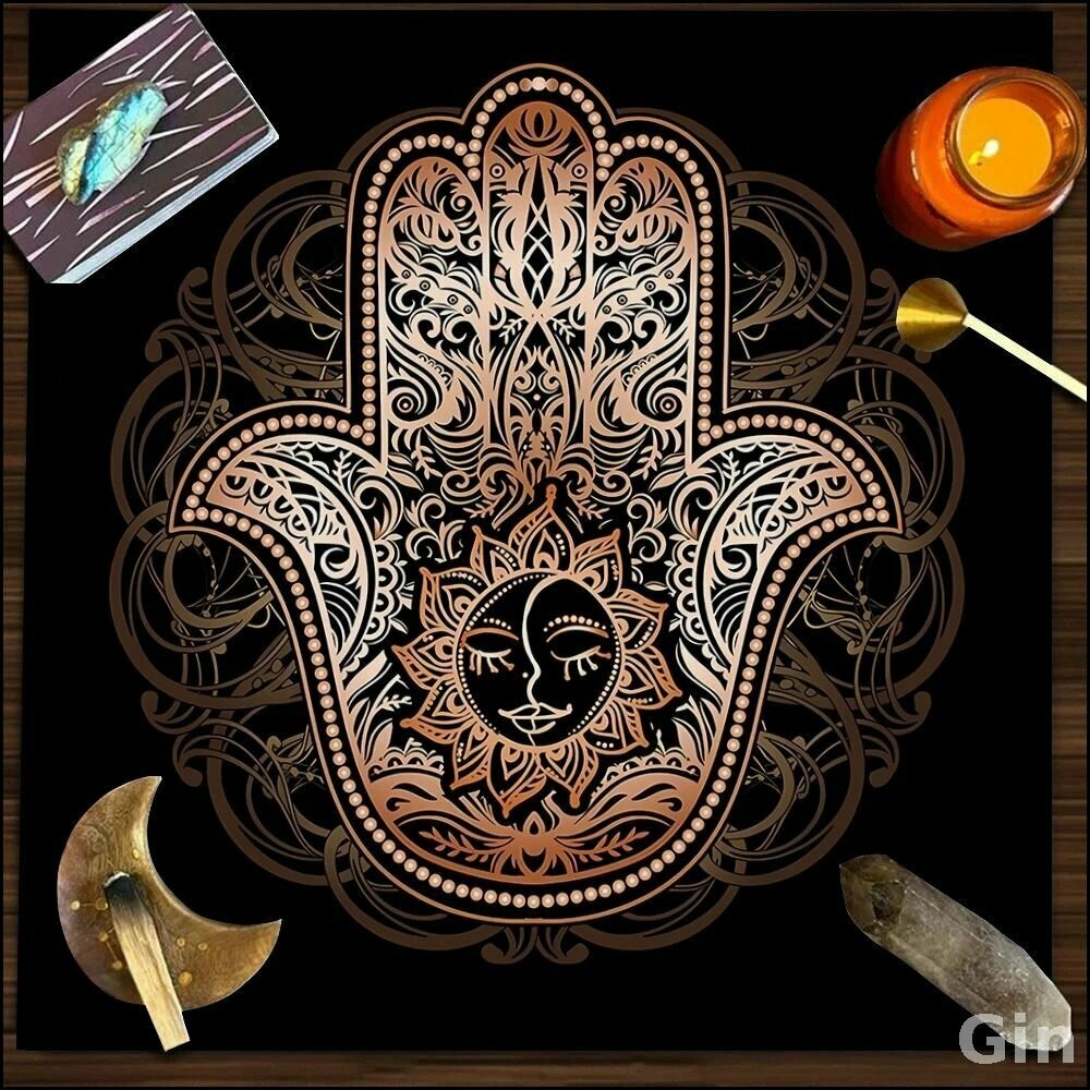Эксклюзивная скатерть 90X90CM для карточных гаданий Таро