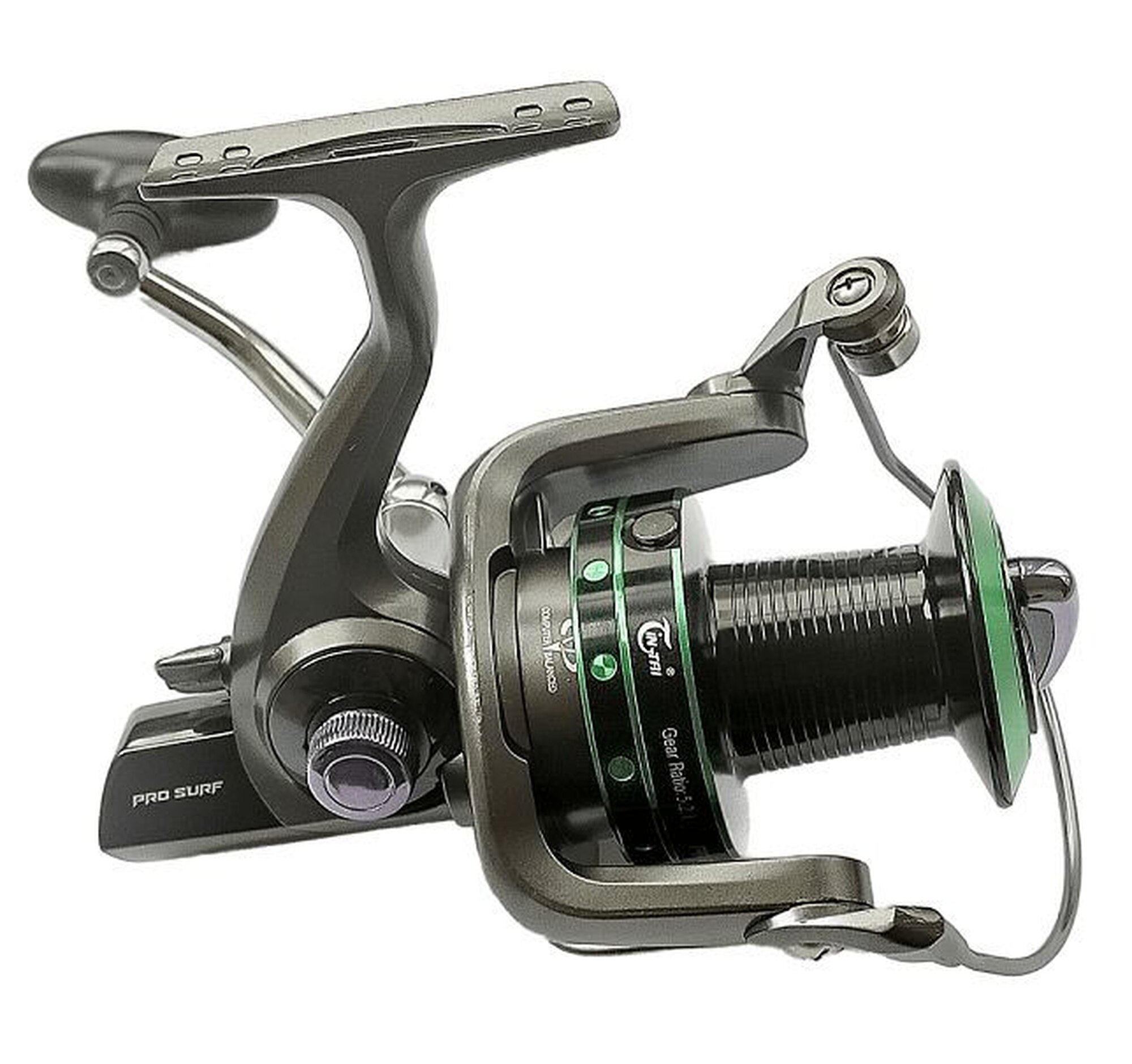 Катушка Jin Tai Pro Surf, безынерционная, карповая/фидерная, лесоёмкость 0.35/520 м, 0.45/410 м, 0.50/330 м