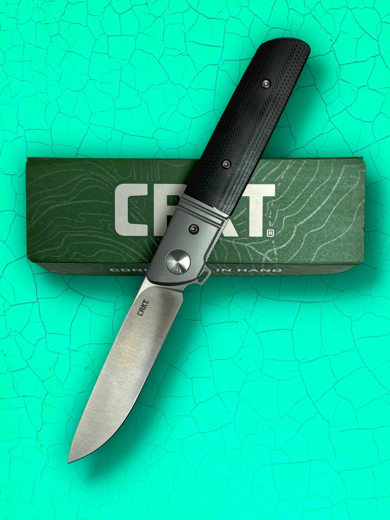 Складной нож CRKT Bamboozled Assisted Black, 5720