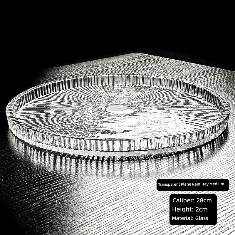 Название товара "Скандинавский поднос 20251117", прозрачный, круглый, 32 см